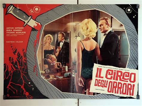 IL CIRCO DEGLI ORRORI MOVIE POSTER CIRCUS OF HORRORS MOVIE POSTER