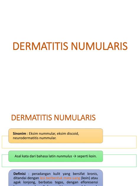 Dermatitis Numularis Pdf
