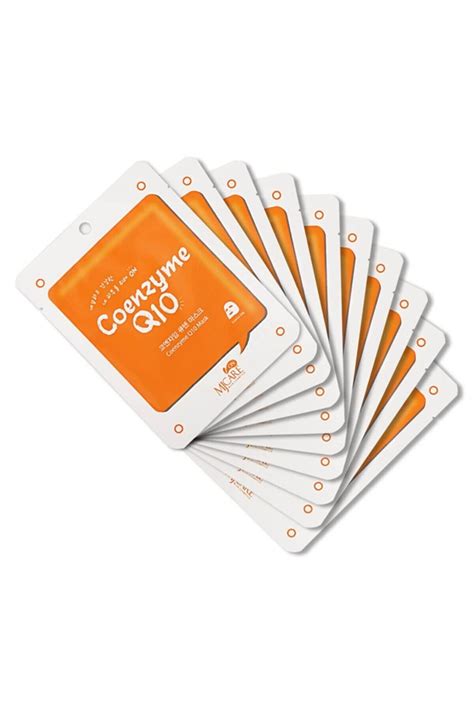 Face Mask Containing Coenzyme Q10 Pack Of 10 Baklava Coffee Lokum