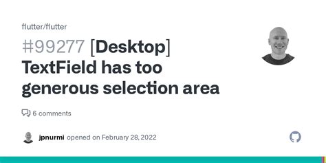 Desktop Textfield Has Too Generous Selection Area · Issue 99277