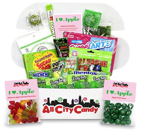 I ️ Apple Candy Assortment Box Mega Curated Collection Shipped All City Candy