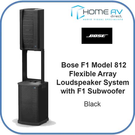 Bose F1 Model 812 Flexible Array Loudspeaker System With F1 Subwoofer