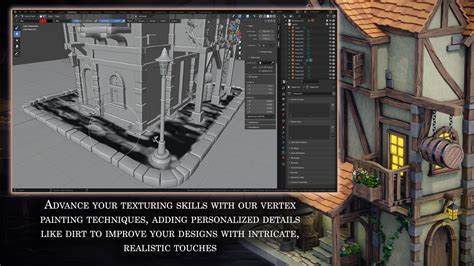 3d Tudor Blender 4 Creator Course Stylized 3d Models