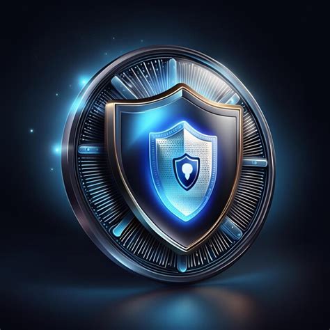 3d Internet Security Shield Premium Ai Generated Image