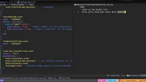 Neovim Note Taking A Lua Adventure Schulzdk