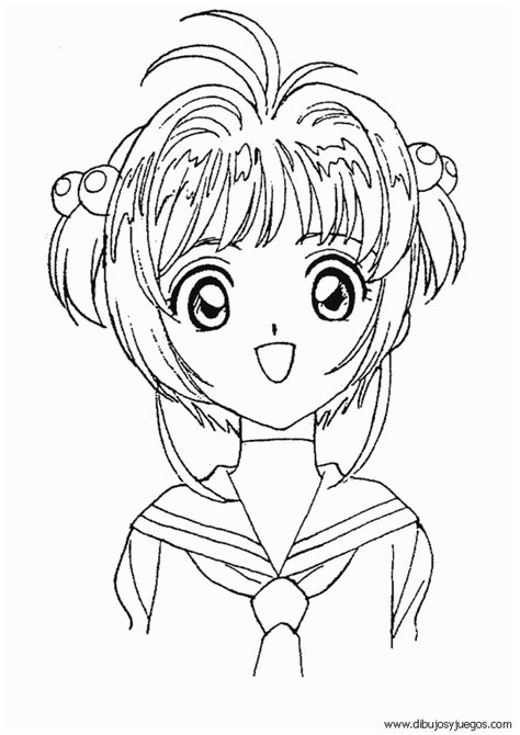 Dibujo De Linda Chica Anime Para Colorear Dibujos Para Colorear PDMREA