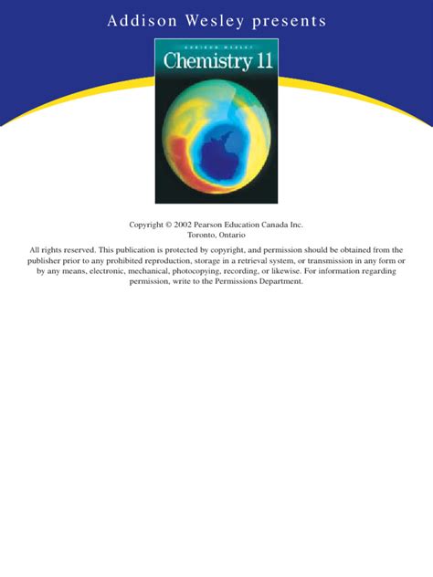 Pub Addison Wesley Chemistry 11 Pdf Chemical Reactions Chemical