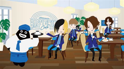 Glay、ファンクラブ発足25周年を記念して「25th Anniv Happy Swing Cafe」を期間限定オープン The