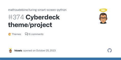 cyberdeck theme project · mathoudebine turing smart screen python