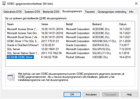 Solved U2 Universe Database Odbc Connection Microsoft Fabric Community