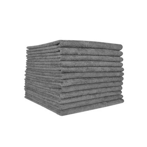 Smart Choice Microfiber Cloths 16x16 49gm Grey 12pack 16x16 49gm