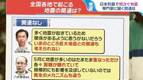 日本各地で頻発する地震 首都直下地震との関連は・・・3人の専門家に聞く【ひるおび】 Tbs News Dig 2ページ