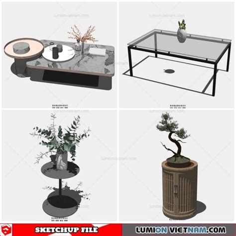 Table Side Sketchup Models By Cuong Covua Table Side Sketchup Models By Cuong Covua