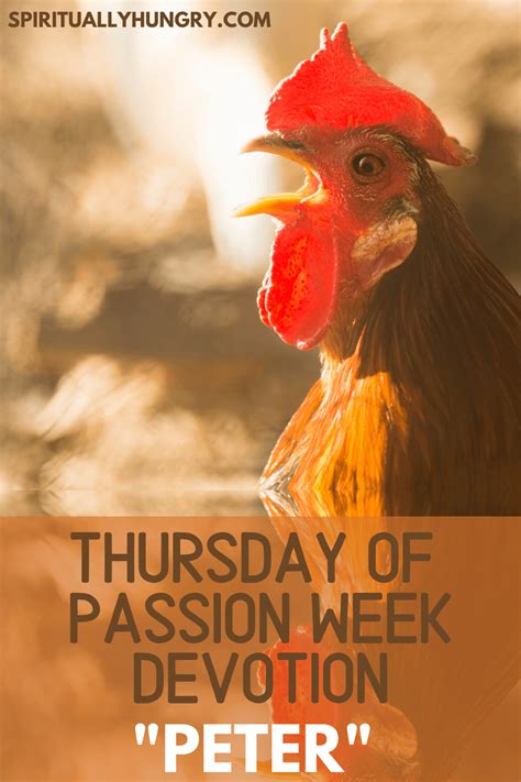 Thursday Of Passion Week Devotion Spiritually Hungry