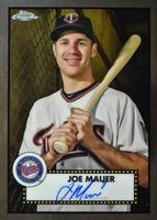 Joe Mauer 2021 Topps Chrome Platinum Anniversary PA JM Autographs