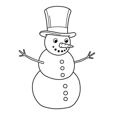 54 Coloriage Bonhomme De Neige à Imprimer Téléchargement Pdf