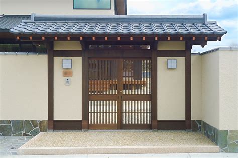 26 数寄屋門 切妻5型特注品 大林株式会社