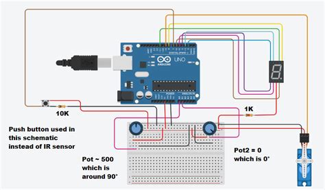 Interfacing Segment Display And Servo With Arduino Not Working LEDs And Multiplexing