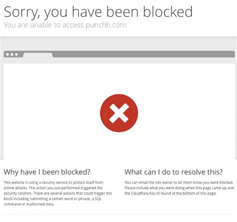 Why Is There An Error Message Sorry You Have Been Blocked When Trying To Send An Email Campaign