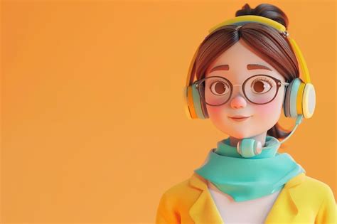 Isolated 3d Virtual Assistant Premium Ai Generated Image Isolated 3d Virtual Assistant Premium Ai Generated Image