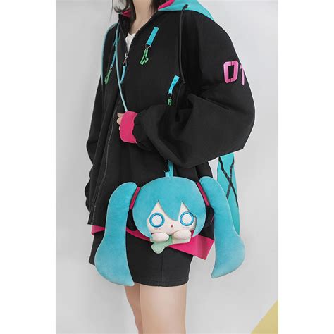Character Vocal Series 01 Hatsune Miku Fluffy Series Plushie Pouch