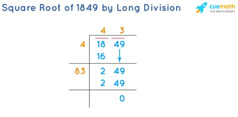 Square Root Of 1849 How To Find Square Root Of 1849 [solved]