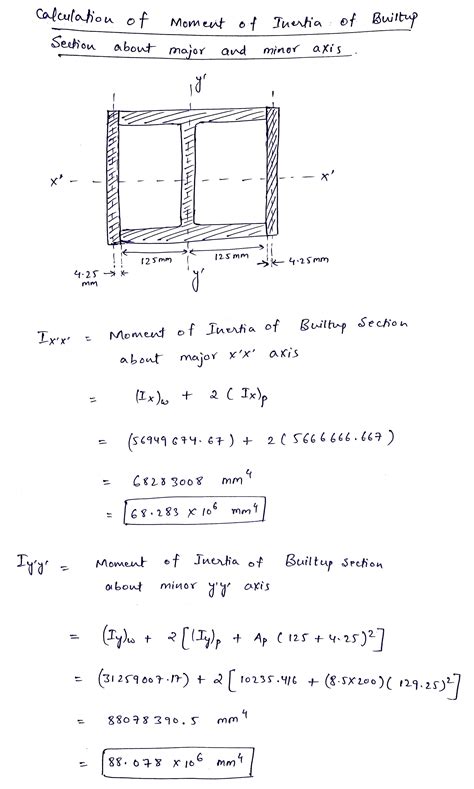 [solved] Directions Solve For The Moment Of Inertia About The Major And Course Hero