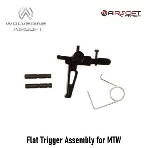 Flat Trigger Assembly For Mtw Airsoft Store