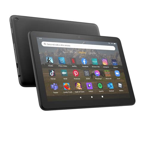Amazon Presenta Il Nuovo Tablet Fire Hd 8 Più Sottile Leggero E