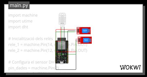 Pràctica6B_Relè - Wokwi ESP32, STM32, Arduino Simulator