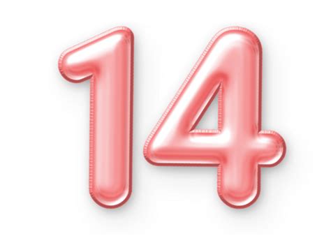 Number 14 Pngs For Free Download
