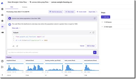 Amazon Sagemaker Canvas 자연어를 기반 데이터 탐색 기능 출시 Amazon Web Services 한국 블로그