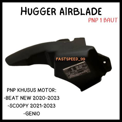 Jual SPAKBOR KOLONG HUGGER AIRBLADE NEW DELUXE BEAT STREET SCOOPY NEW