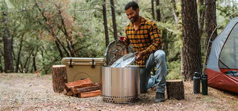 Solo Stove Bonfire Stand And Shelter 20 Bundle Stainless Steel