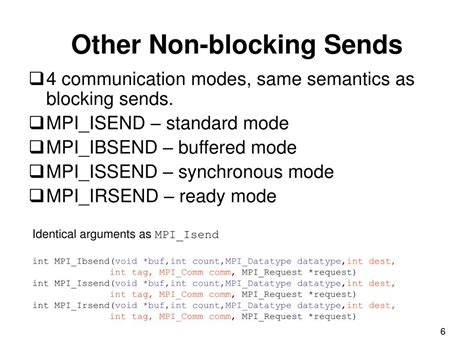 Ppt Non Blocking Communications Powerpoint Presentation Free