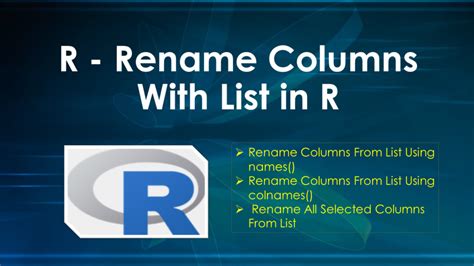 Rename Columns With List In R Spark By Examples
