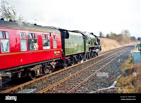 Royal Scot Class No 46115 Scots Guardsman At Langwathby Cumbria