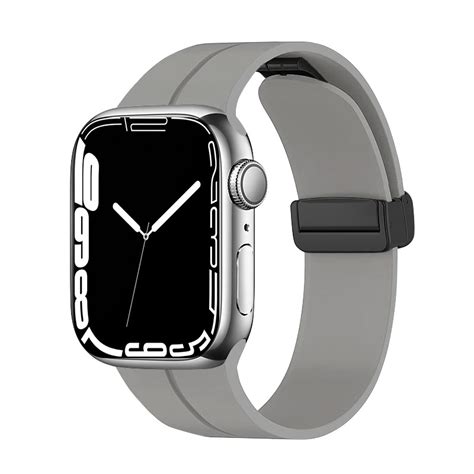 蘋果雙色磁吸錶帶 適用於apple Watch S9 錶帶 Ultra 折疊扣 硅膠錶帶 S87 運動手環 蘋果手錶帶 蝦皮購物