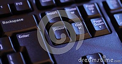 Men Hitting Enter Key On Keyboard Stock Video Video Of Enter Stokes