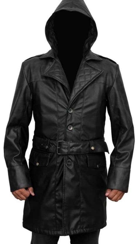 Assassins Creed Jacob Fryes Syndicate Leather Trench Coat Costume