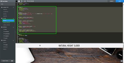 How To Put A Fullscreen Slider On The Homepage Of Your Weebly Site Editor Tricks