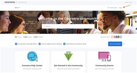 How To Create An Account On This Community Coursera Community