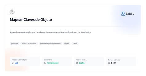 Mapear Claves De Objeto Con Javascript Labex