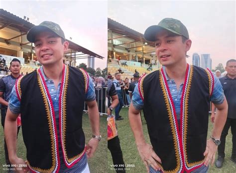 Tengku Hassanal Pakai Baju Bidayuh Jadi Perhatian Warga Sarawak