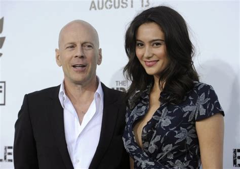Bruce Willis With Wife Emma Hemming Latest Photographs 2012 Hollywood