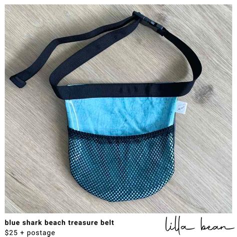 Blue Shark Beach Treasure Belt — Lilla Bean