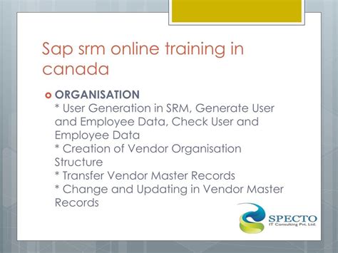 PPT Sap Srm Supplier Relationship Management Online Training PowerPoint Presentation ID