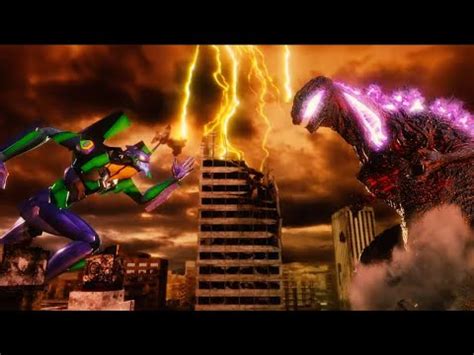 Shin Godzilla Vs Evangelion Vs Angel Ghidorah Full Fight Hd Youtube
