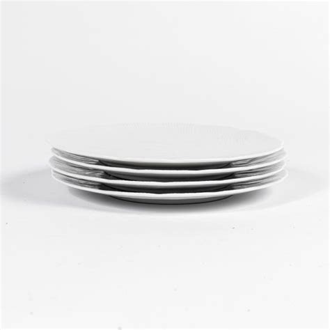 L Assiette Plate En Porcelaine Blanche Tahiti OGRE La Fabrique