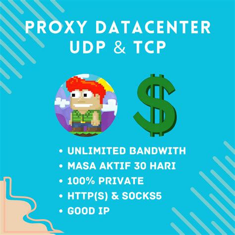 Jual PROXY DATACENTER GOOD IP HTTPS SOCKS5 SUPPORT UDP TCP Shopee